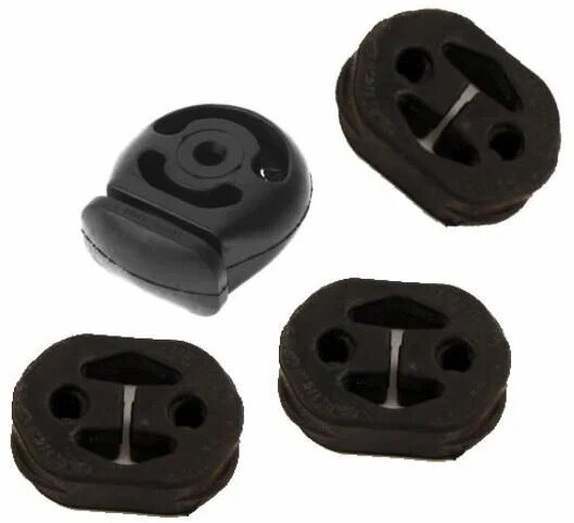 Подушка (крепления) глушителя FERRAT на ВАЗ 2170/71/72 (к-т 4шт) Чёрный, резина