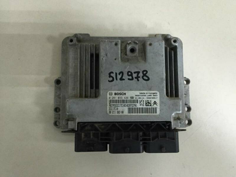 Блок управления двигателем Citroen Jumpy 2016 кат.номер: 9666729580 9821136380 0281033426