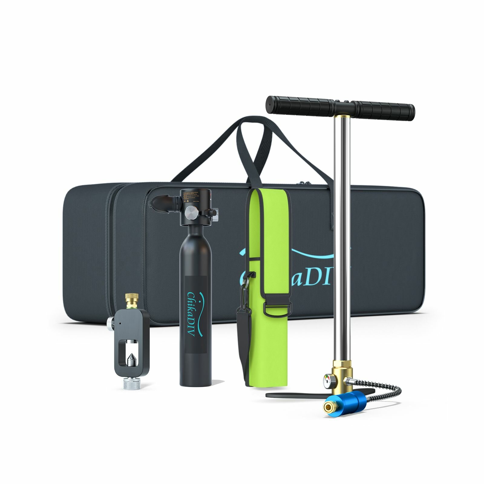 Приключенческий набор для подводного плавания с аквалангом - маленький, объемом 0,5 литра