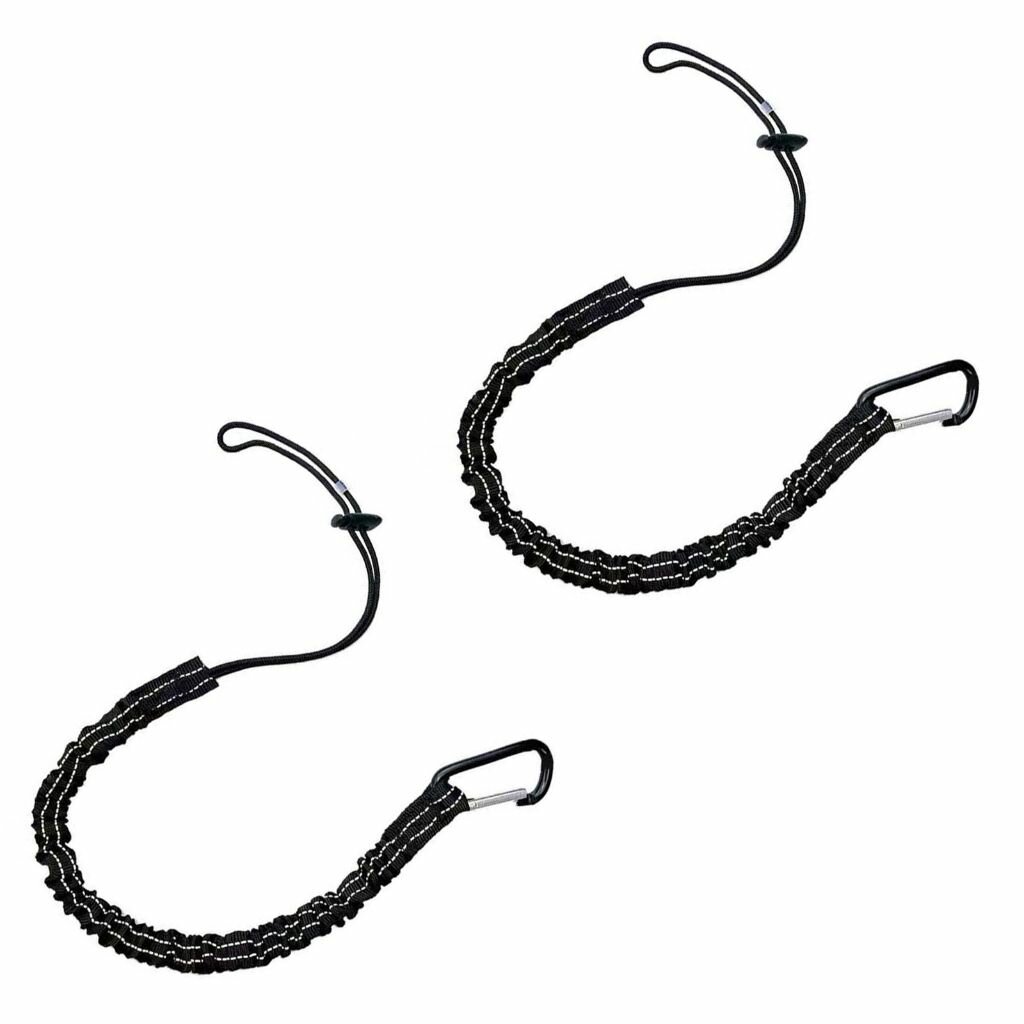 Аксессуары для альпинизма, Страховочная веревка для инструментов на высоте - черная, 1 комплект из 2 штук