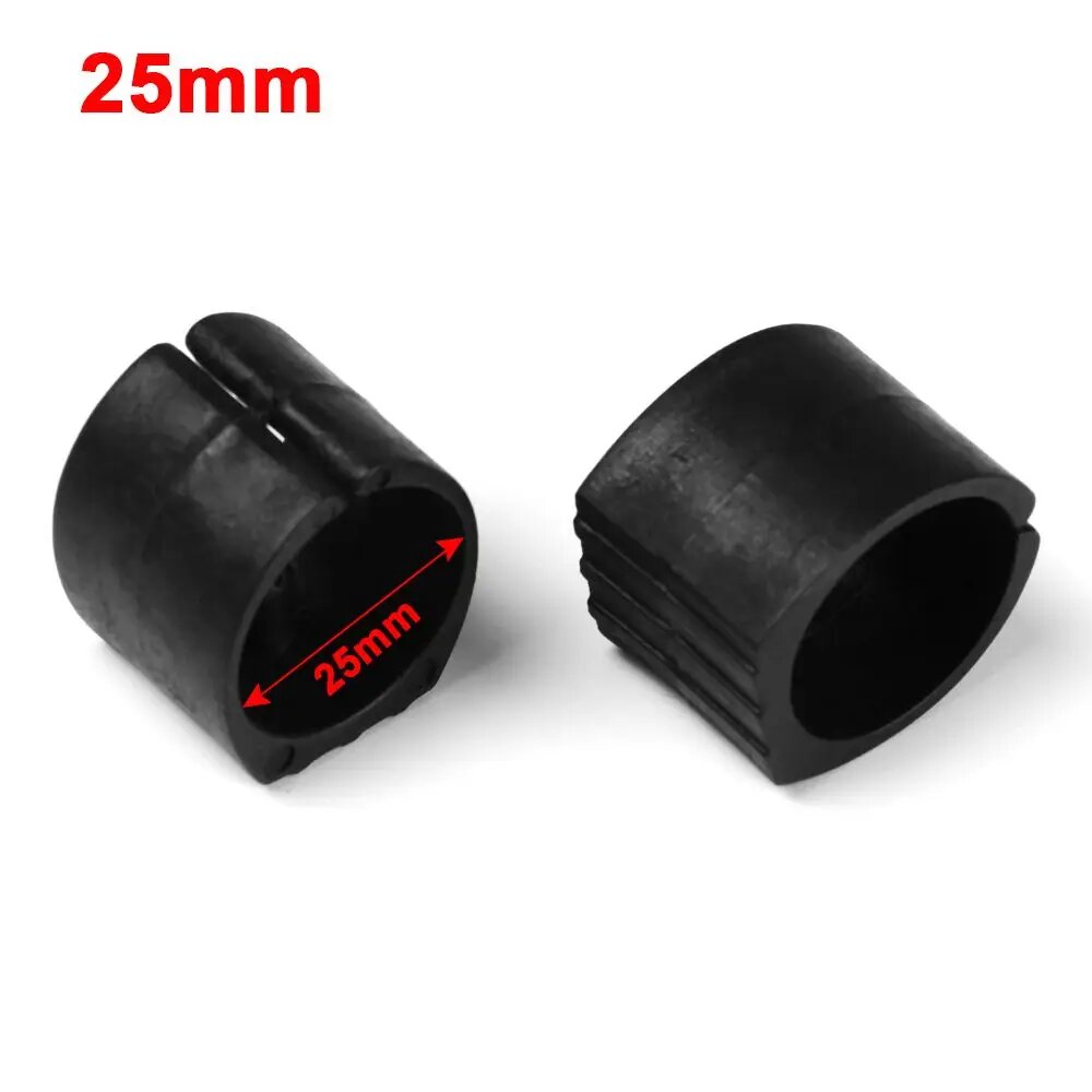 Прочные U-образные накладки на ножки стула, 10 шт, Нескользящие трубчатые колпачки, противоударный демпфер с наклоном спереди, трубный зажим для табурета, скользящие ножки, защита для пола 25mm