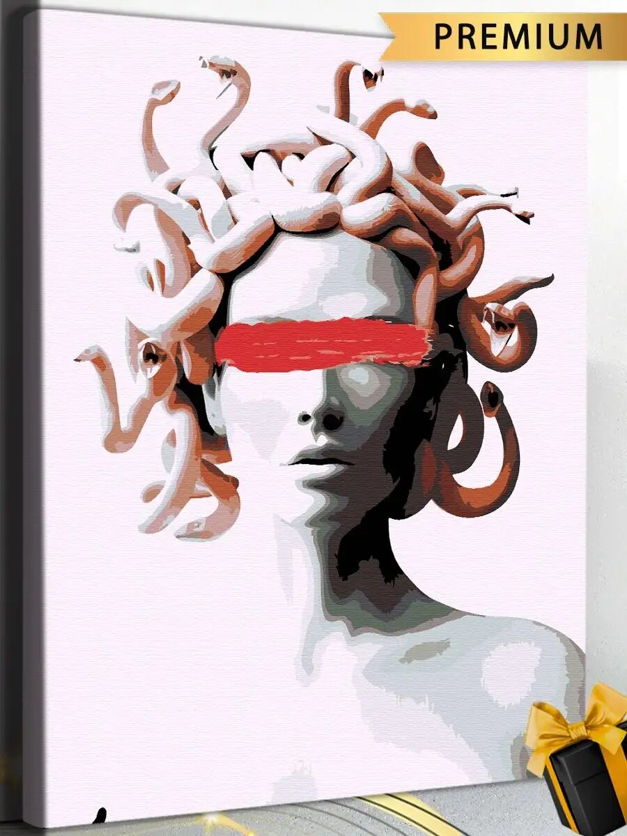 Картина по номерам Арт-студия Unicorn Медуза Горгона