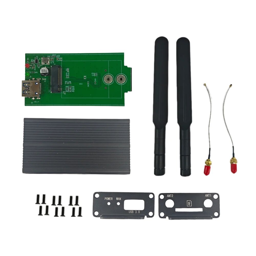 USB3.0 адаптер для M.2 SSD, Цвет: Modem