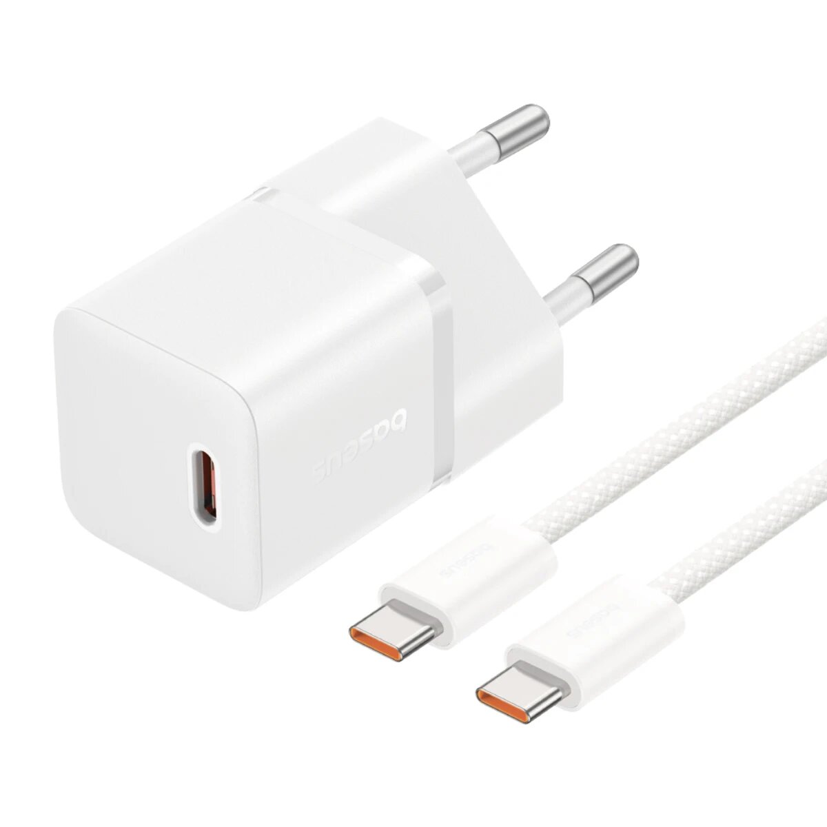 Baseus зарядное USB Type C 20W, Moon White