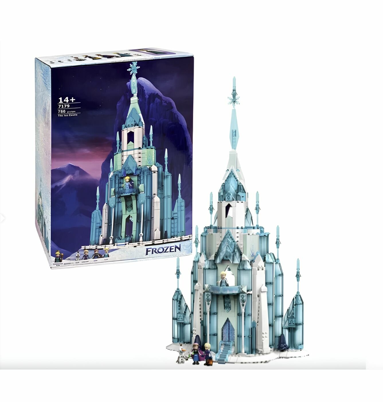Конструктор Холодное сердце Ледяной замок Эльзы 786 деталей