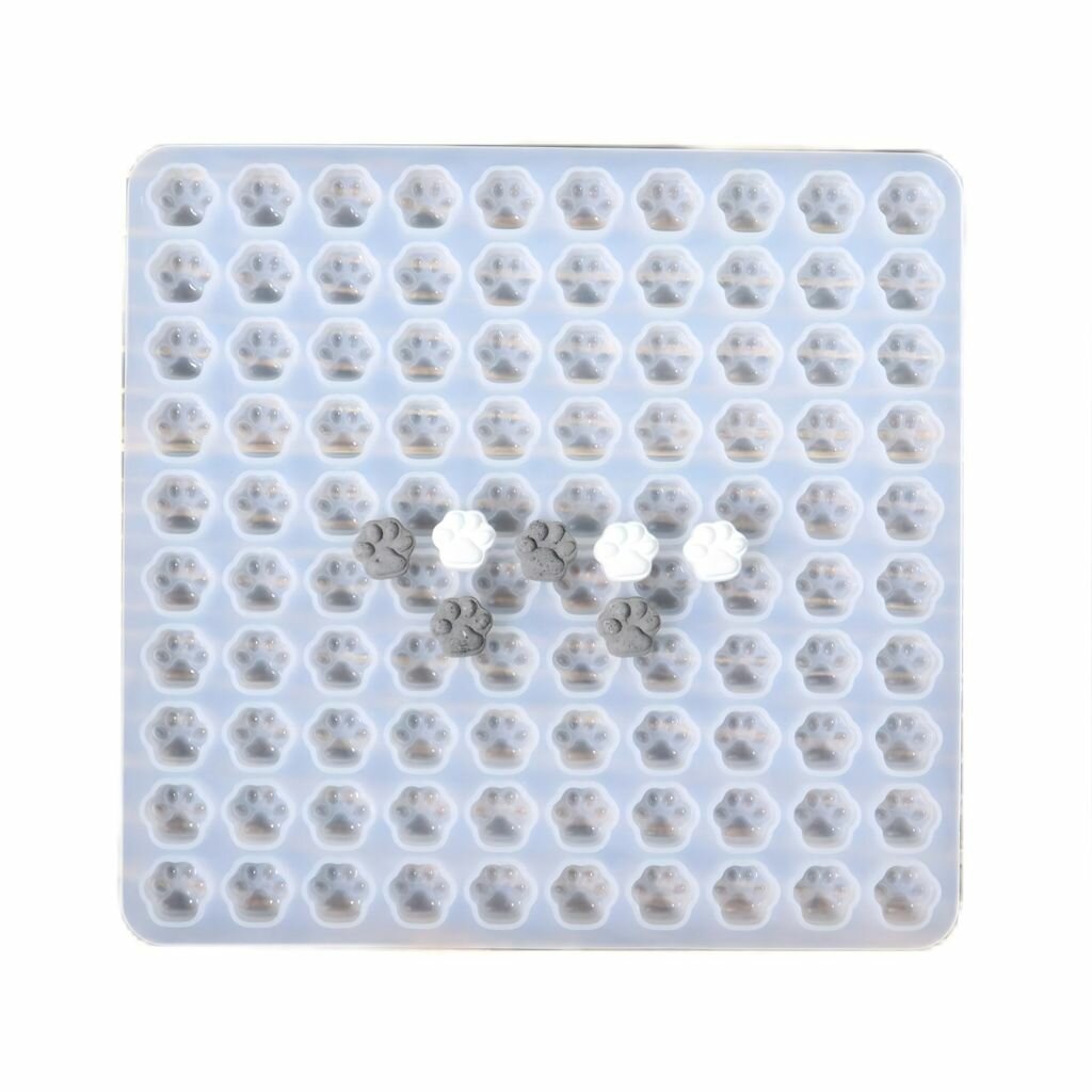 Мини-форма для кошачьей лапки из эпоксидной смолы