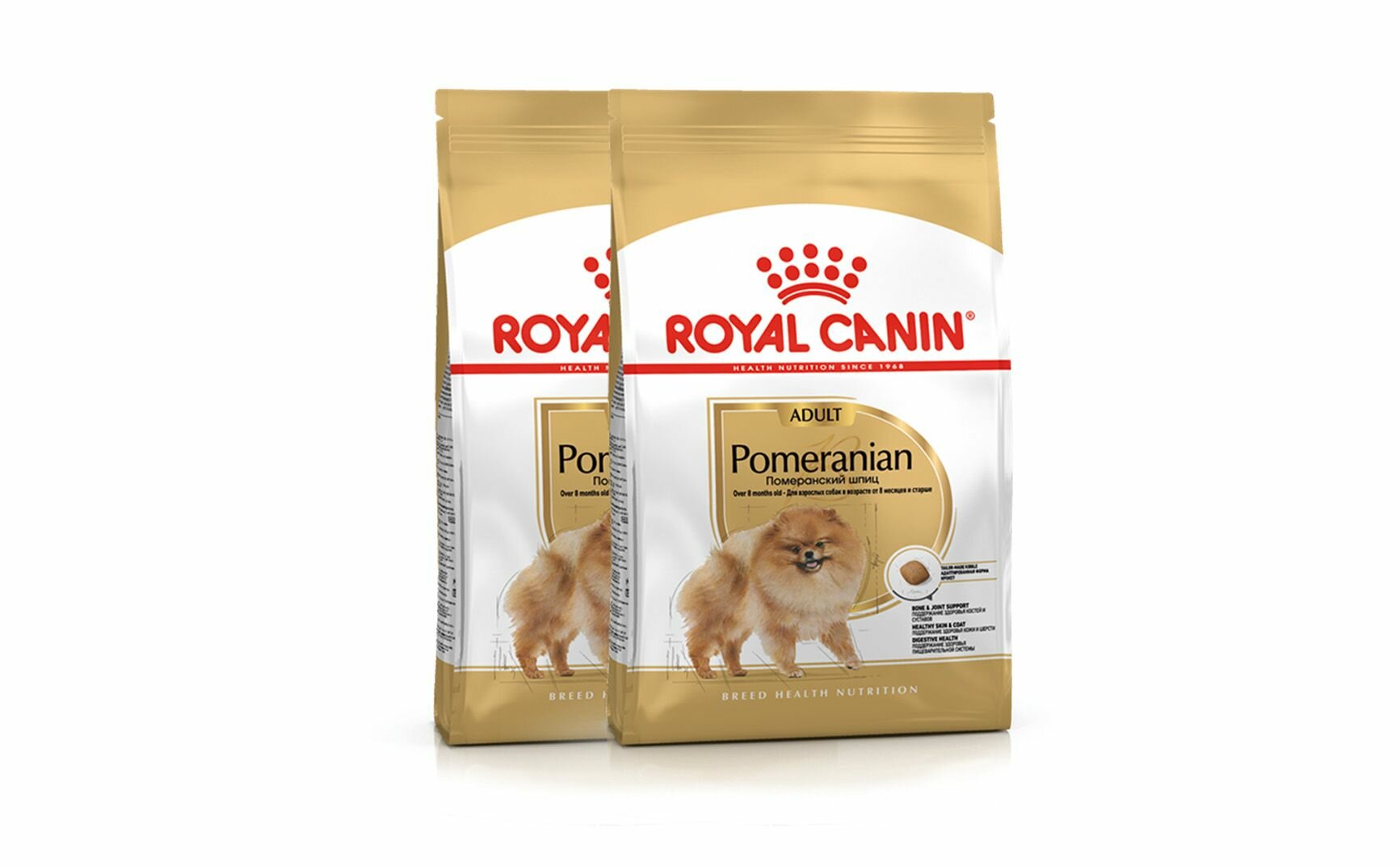 Royal Canin Pomeranian Adult сухой корм для собак породы померанский шпиц в возрасте от 8 месяцев - 1,5 кг х 2 шт.