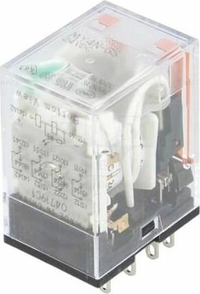 Реле OMRON MY4N-GS DC24 Реле: электромагнитное 4PDT Uобмотки: 24ВDC 3A/220ВAC 3A/24ВDC 1шт