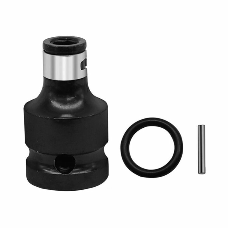 Переходники с квадратным хвостовиком 1/2 дюйма на шестигранный переходник 1/4 внутренней головкой, патрон для ударного воздушного электрического ключа