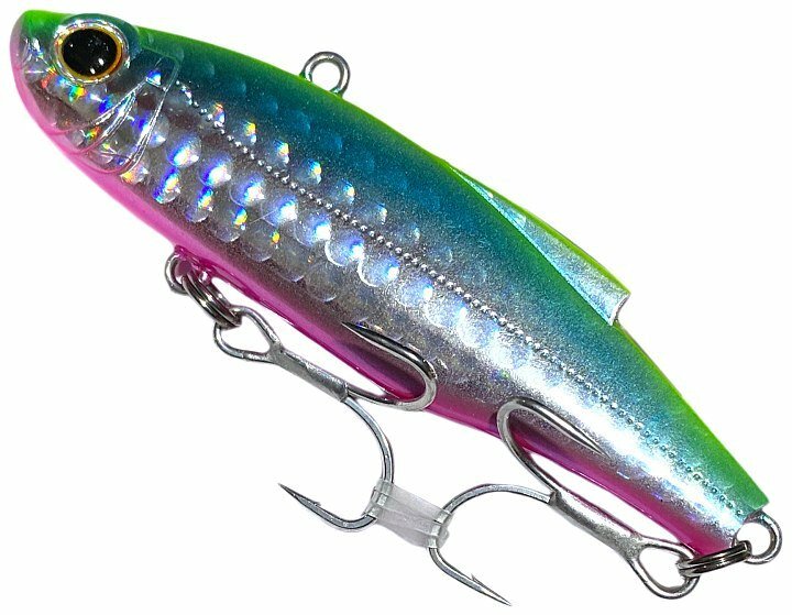 Morethan saltvib 72S Chart pink belly воблер для ловли щук и окуней в соленой воде