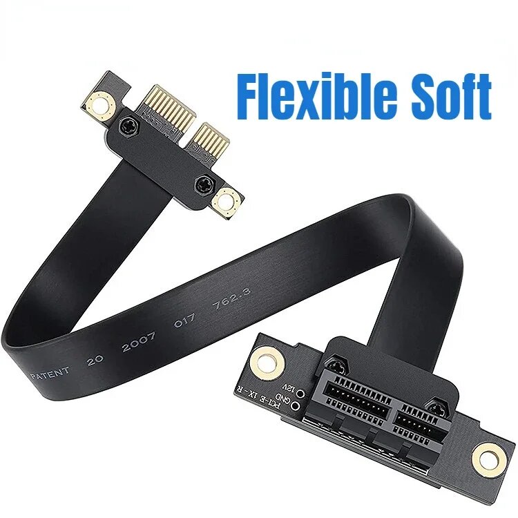 ADT-Link PCI-E 3.0 x1 Райзер кабель 25CM, SHK-1X-1890