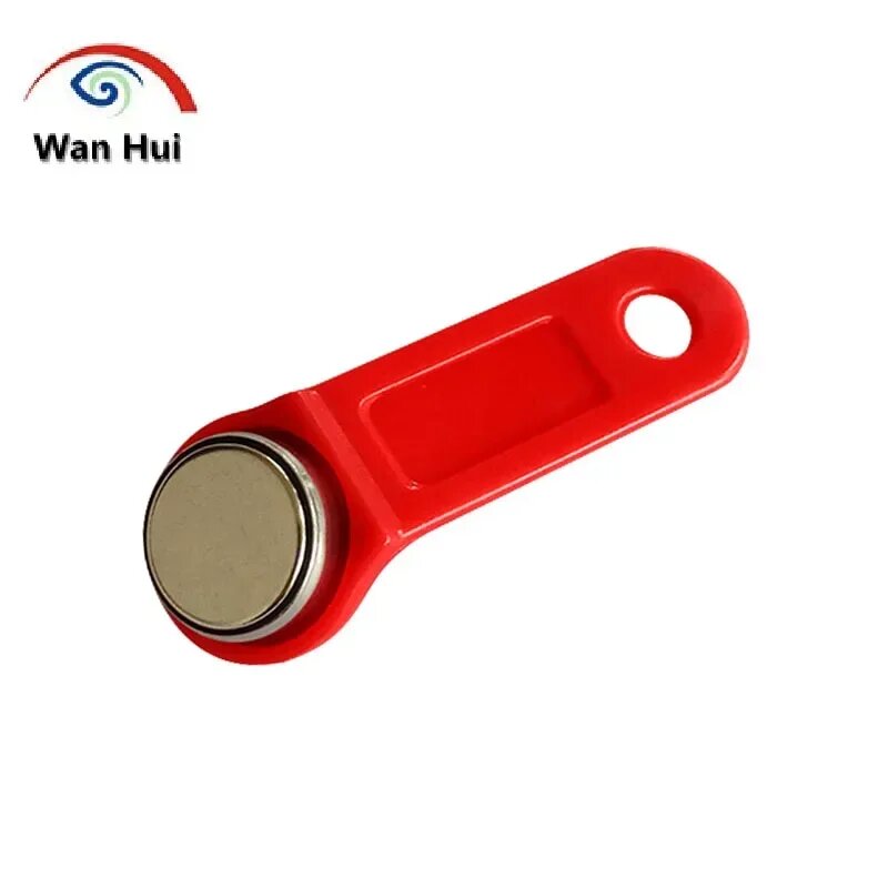 1 шт. DS1990 TM1990A F5 Touch Memory Key iButton для чтения карт Dallas Sauna с цветным Red