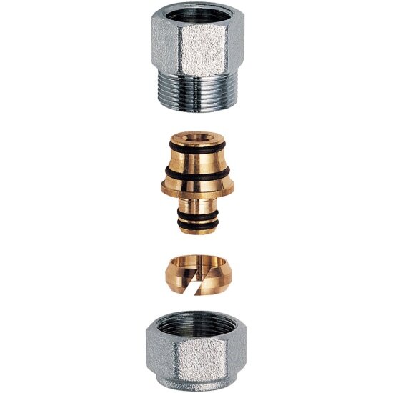 Переходник Far 1" (ВР) с концовкой для м/п труб и труб РЕХ 20х2