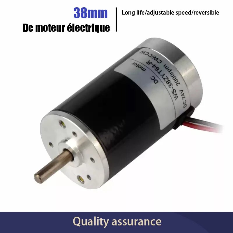 Двигатель постоянного тока 24В, 6000 RPM, Motor support