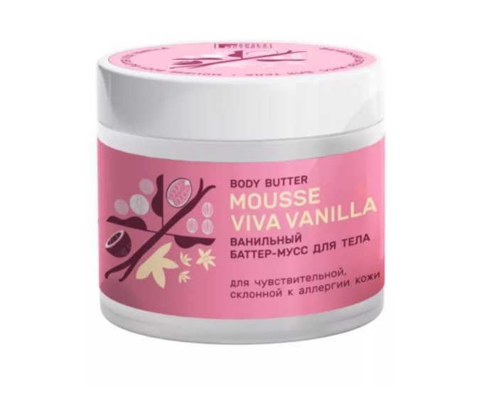 Баттер-мусс для тела Family Forever Factory ванильный, 360 мл
