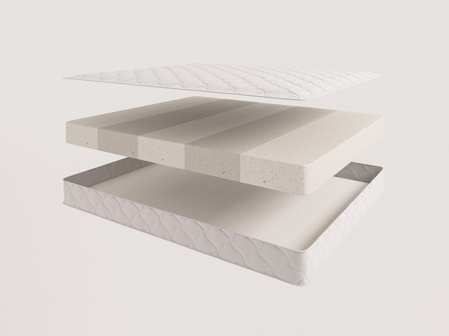 Матрас Evita Zone 90х200 высота 15 см анатомический жесткий Беспружинный