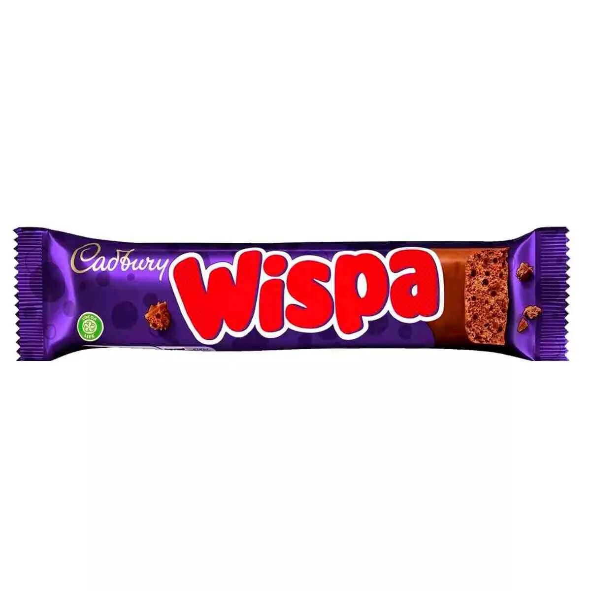 Шоколадный батончик Cadbury Wispa / Виспа воздушный пористый, 1 шт х 36г (США)