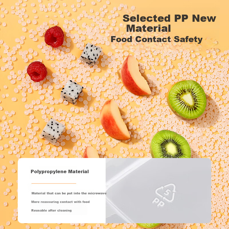 MARYYA одноразовые контейнеры для еды с двойным отделением и крышками 1000 мл*10 комплектов пищевая безопасность