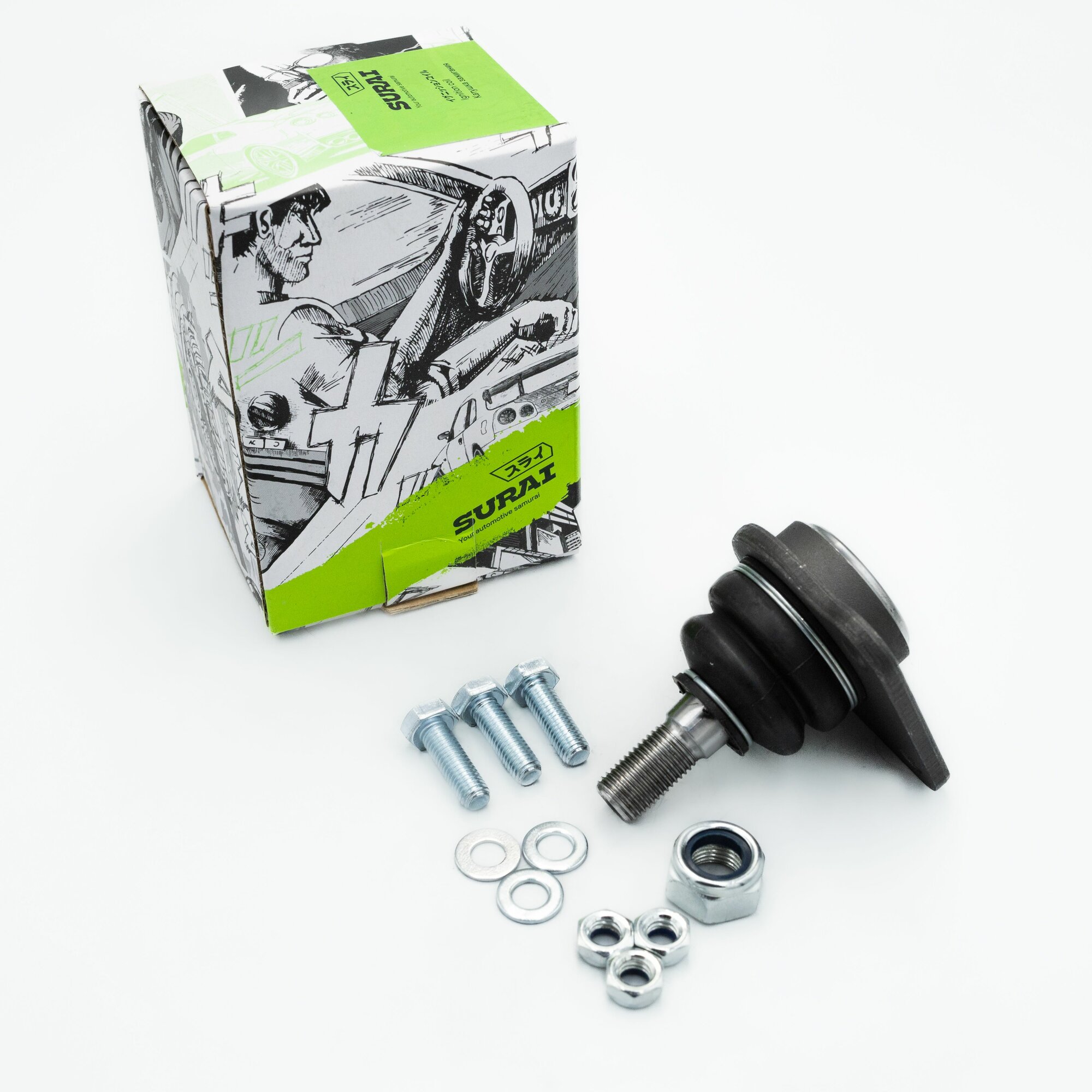 Опора шаровая с метизом SURAI для Chevrolet Niva (1G) (SR 02017, аналог 21232904192)