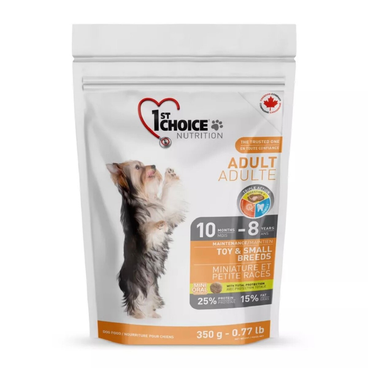 1ST CHOICE корм сухой для собак миниатюрных и мелких пород курица 350г