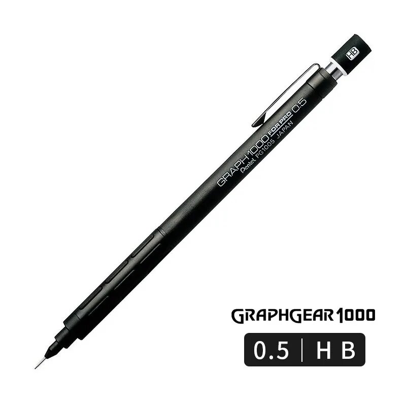 Механический карандаш Pentel GRAPH PG 1000 черный 0,3 мм 0.5mm