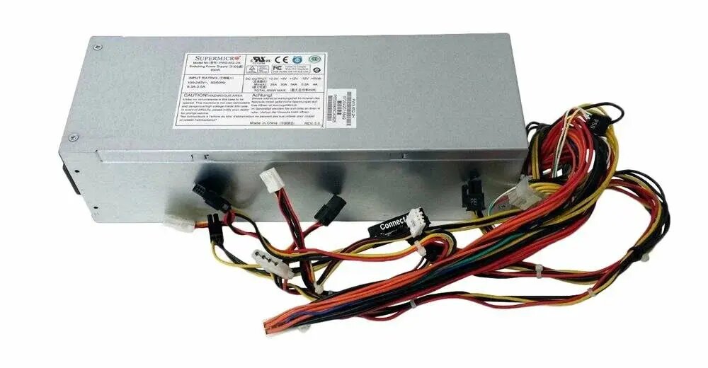 Блок питания SuperMicro 650Wt 2U ATX NHP Power Supply PWS-652-2H