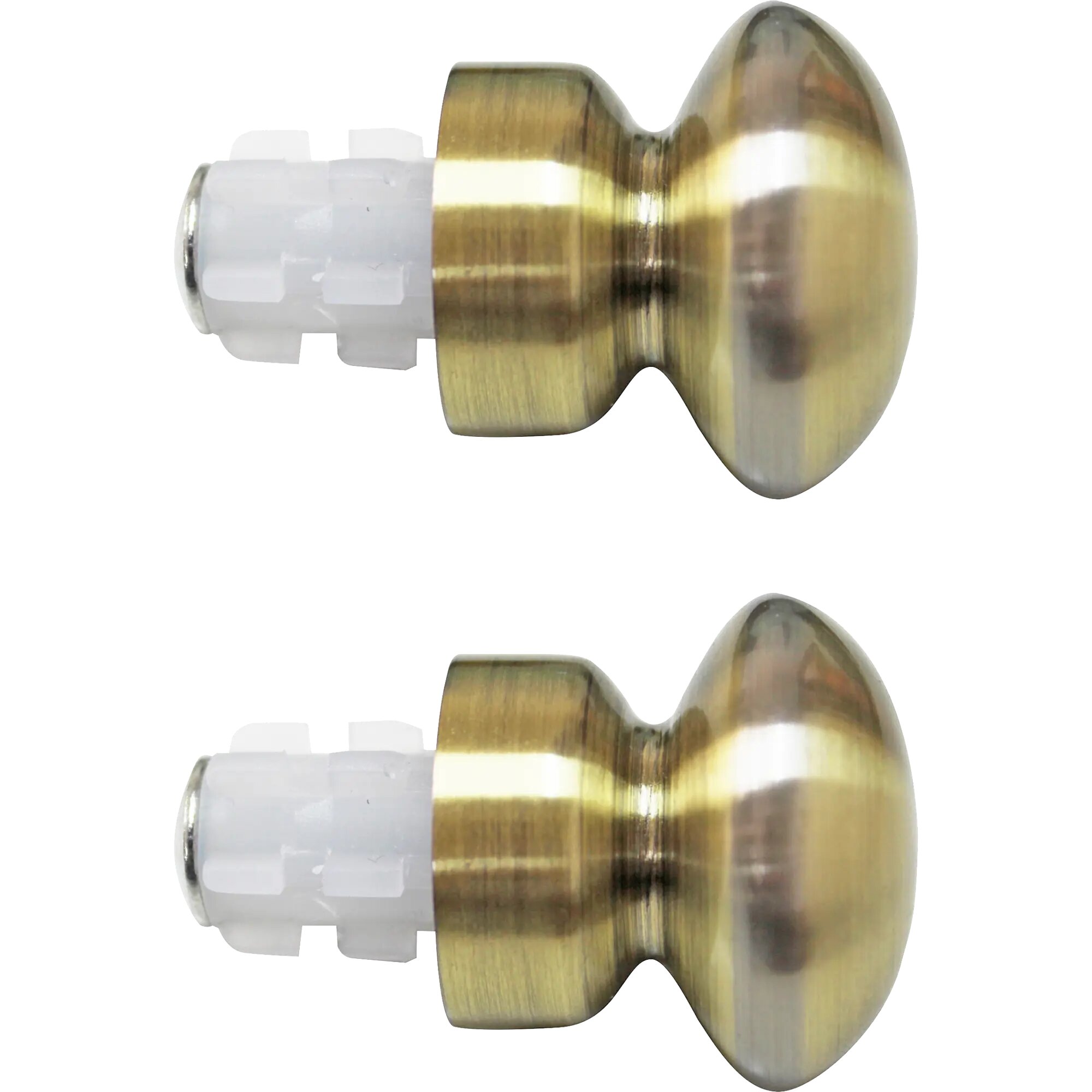 Inspire Наконечники-заглушки металл 6 см для карнизов цвет античное золото, 2 шт