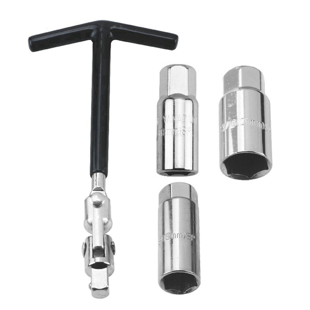 Торцевой Ключ Для Свечей зажигания С Т-образной Ручкой 16 мм 18 мм 21 мм Для Снятия Гаечного Ключа для Свечей зажигания