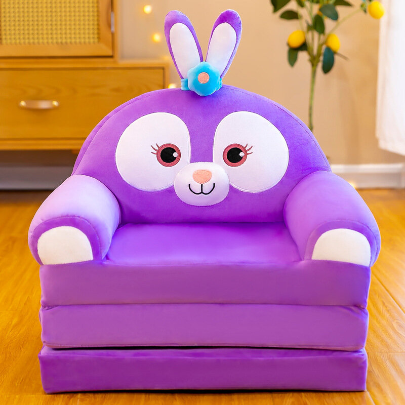 Оптовая продажа детского складного дивана с мультяшным дизайном, диван для сна в детском саду, ленивый диван для мальчиков и девочек, принцесса диван-кресло