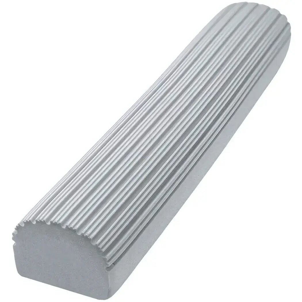 Губка для швабры ПВА 28 см, серый цвет, удобный отжим, легкая