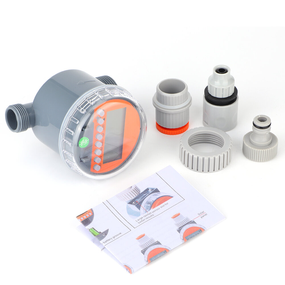 Интеллектуальный Таймер Полива: 2 Батарейки AAA, Программируемый От 1 Минуты До 9 Часов 59 Минут - Высокая Совместимость Для Капельного Орошения Система Полива Для Сада, Балкона И Огорода