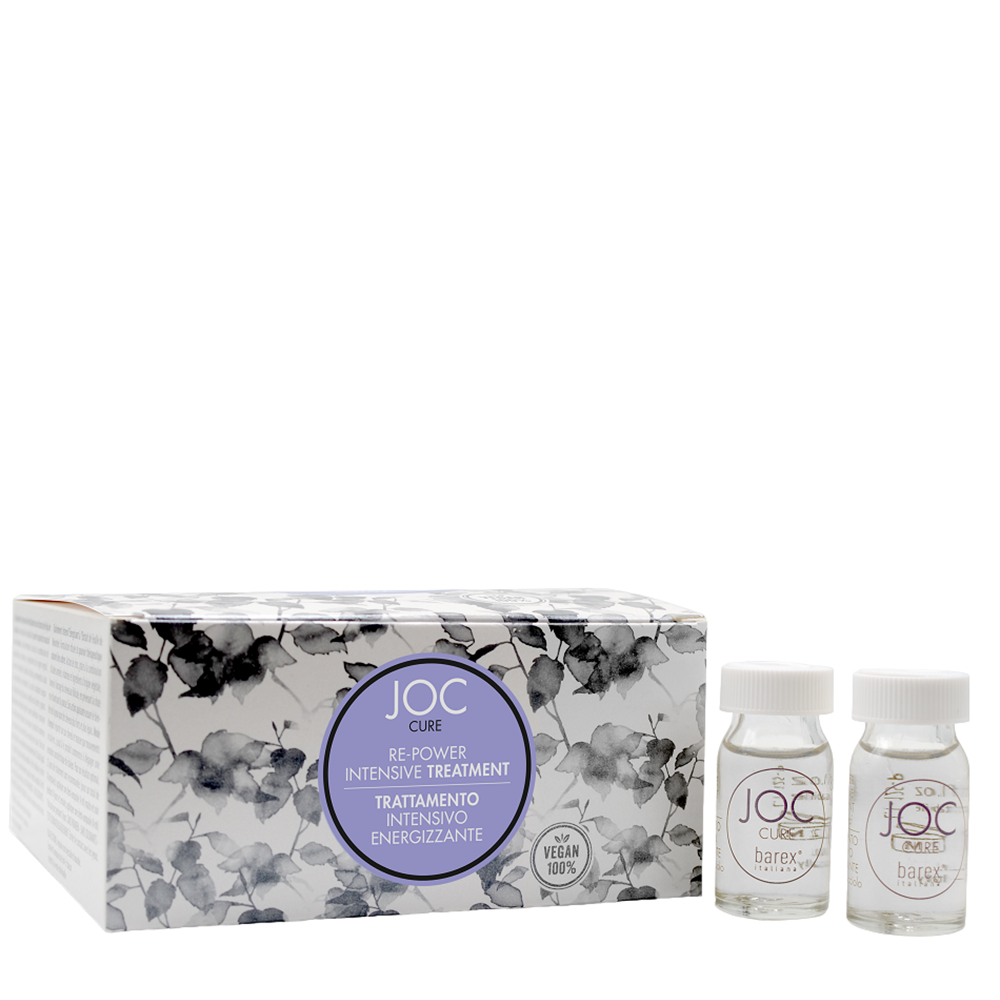 Сыворотка Barex Joc CURE, для всех типов волос, с экстрактом лесного ореха и имбиря, 8 мл , 9 шт