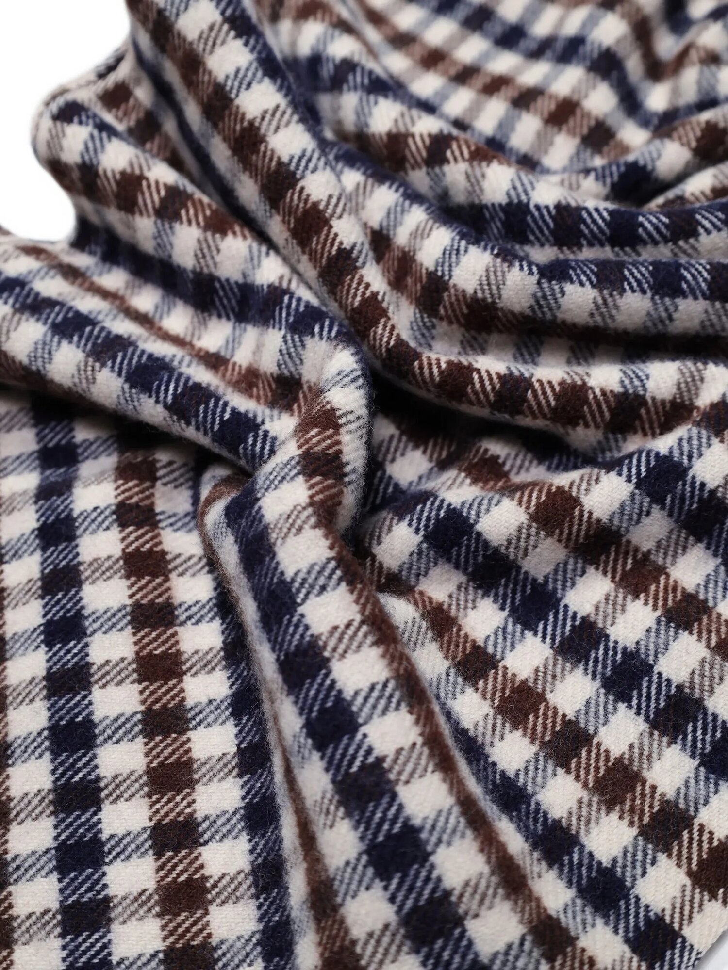 Шарф Aquascutum Checked fringed scarf для девочек — фото 1