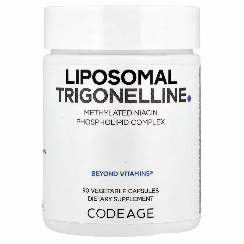 Codeage, Липосомальный тригонеллин, Liposomal Trigonelline, 90 растительных капсул