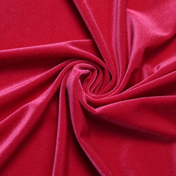 Ткань бархат Panama 40022 True Red (настоящий красный)