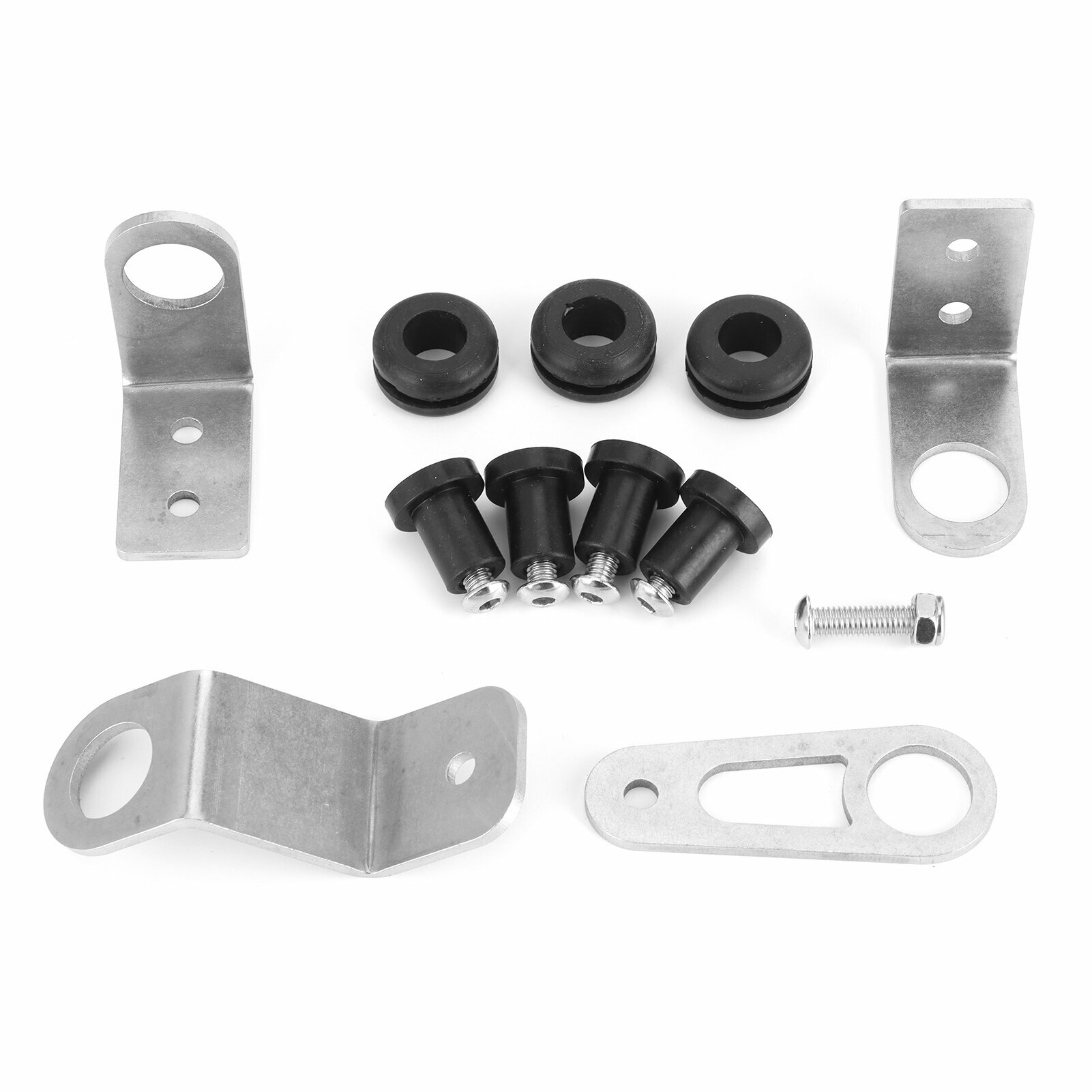 Комплект кронштейнов для крепления радиатора, подходит для Honda Civic EG DC2 EK 1992-2000 с шасси K-Swapped