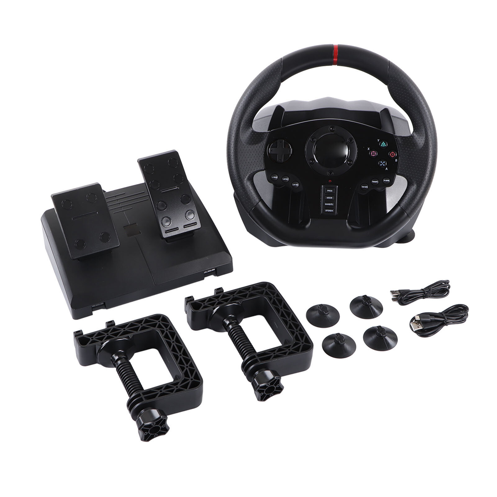 Руль v900 gaming racing wheel с вибрацией 270 900 градусов для xbox one