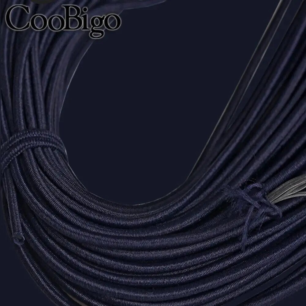 5 Метров Эластичные Резинки 1 Мм/2 Мм/3 Мм Круглый Эластичный Банджи-шнур Амортизирующие Шнурки Эластичные Банданы Для Швейны.