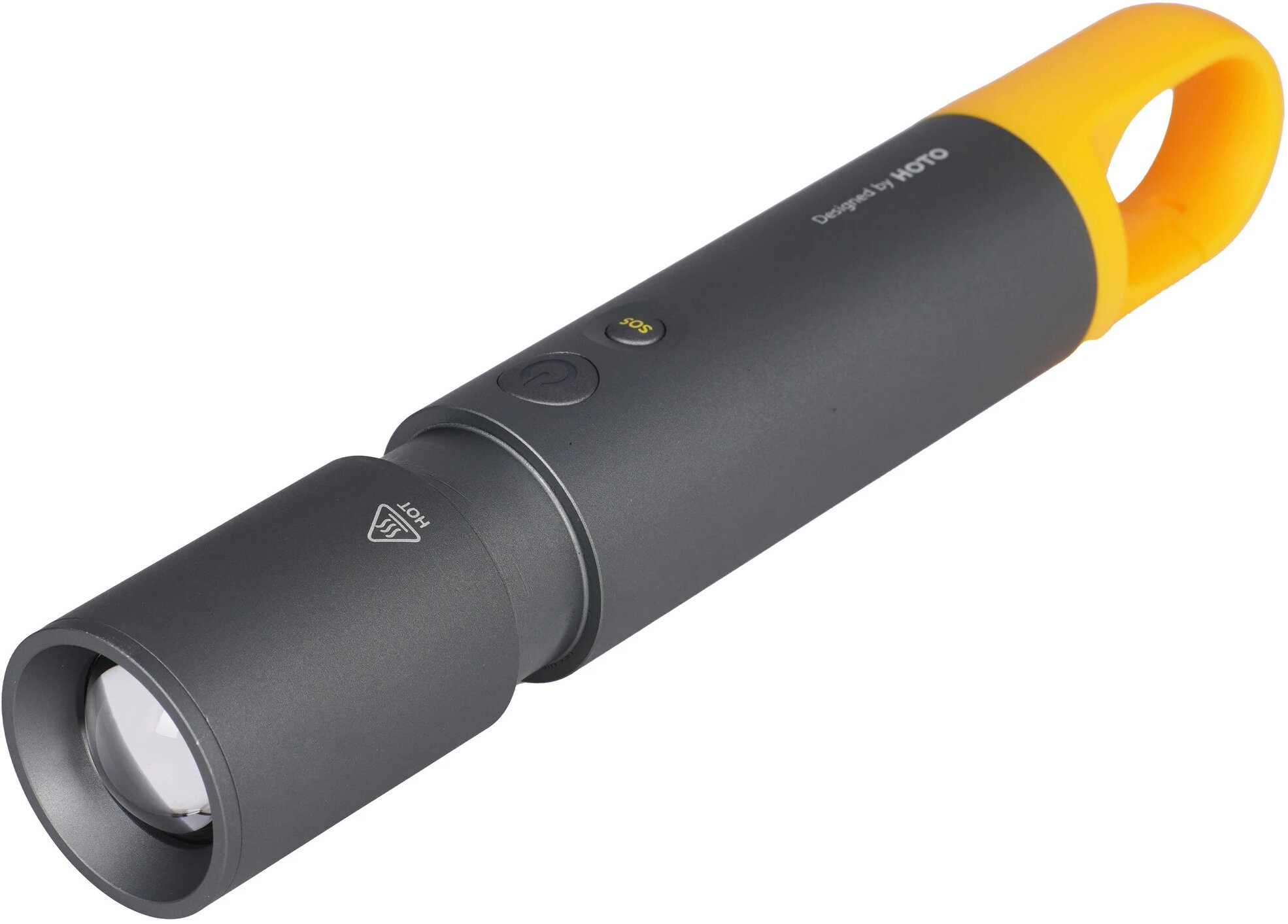 Фонарь HOTO Flashlight Lite желтый, черный