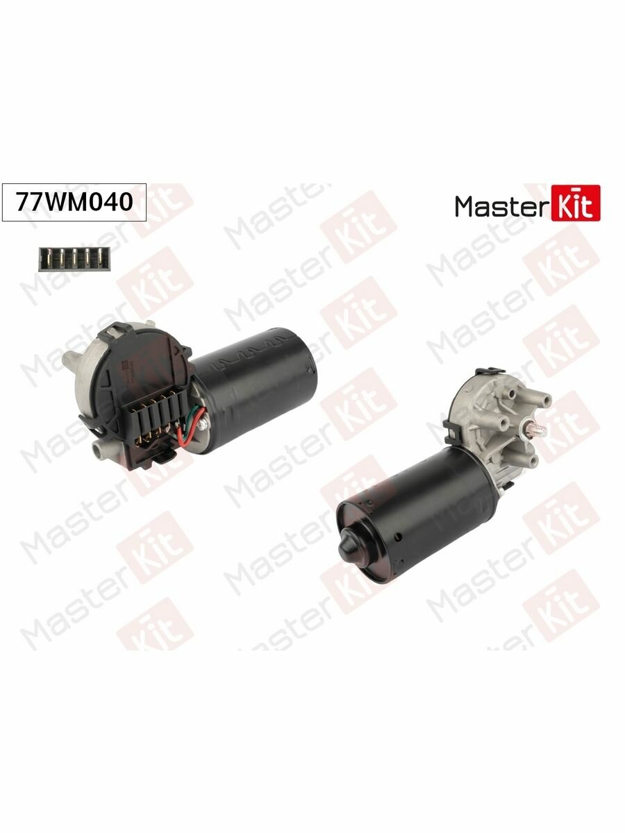 Мотор стеклоочистителя для а/м AUDI A4; VW Passat / Ауди А4, Фольксваген Пассат, MASTERKIT 77WM040