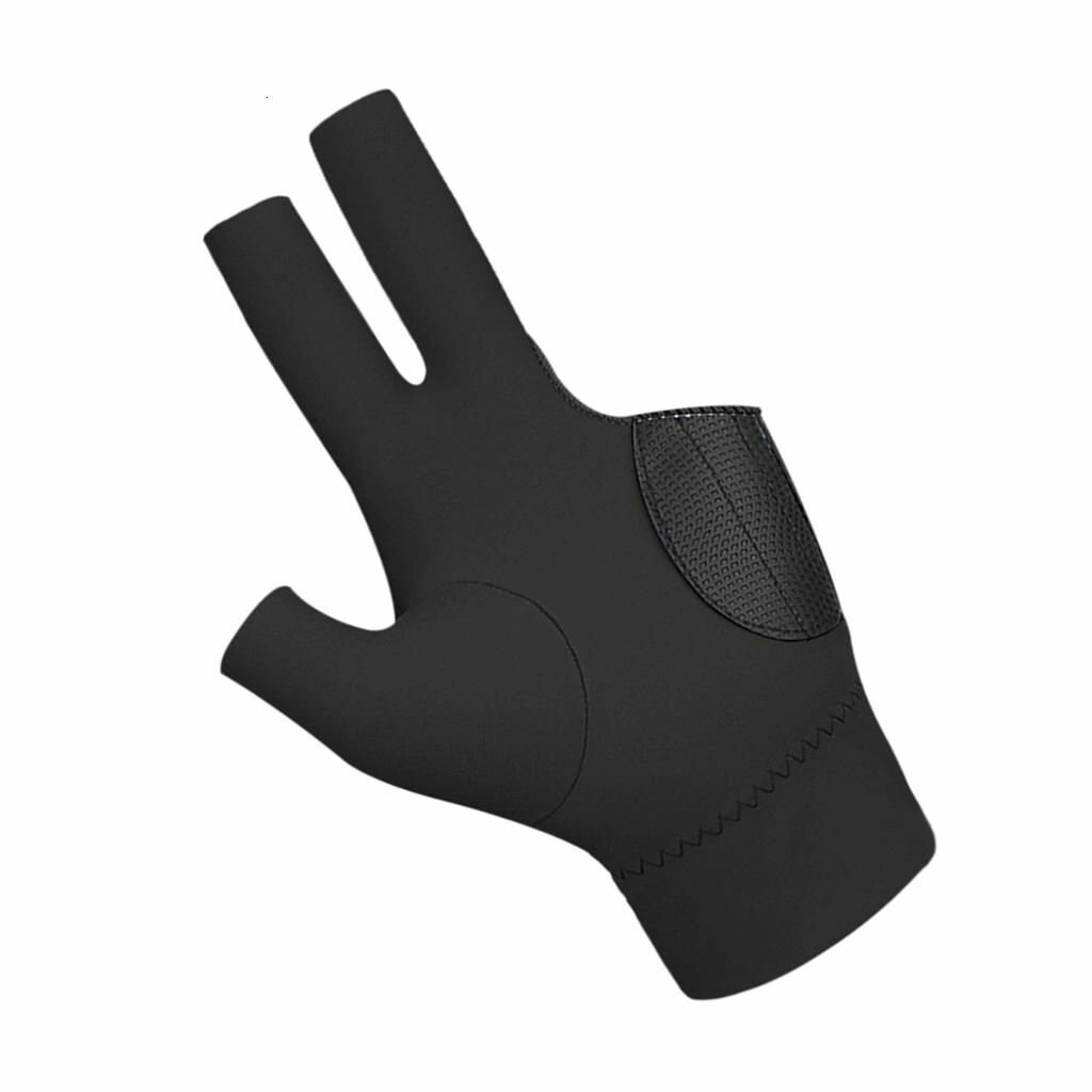 Бильярдный кистевой перчаток, - Черная левая рука
