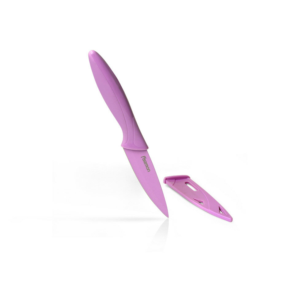 2550 FISSMAN Нож Овощной CARAMELLA 10 см в чехле (нерж. сталь)