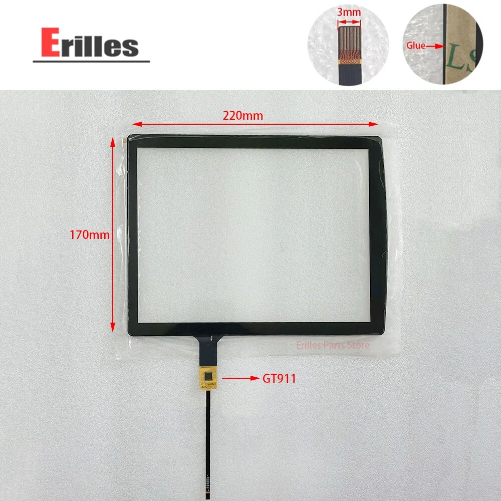 Новый 9,7-дюймовый GT911 220 мм * 170 мм 6-контактный емкостный сенсорный экран для XY-PG97130-FPC HLC-1691 ZB097GS0416A