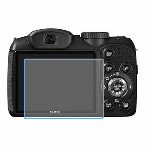 Скрин Мобайл защитный экран для фотоаппарата FujiFilm FinePix S2800HD (FinePix S2900HD) из нано стекло 9H