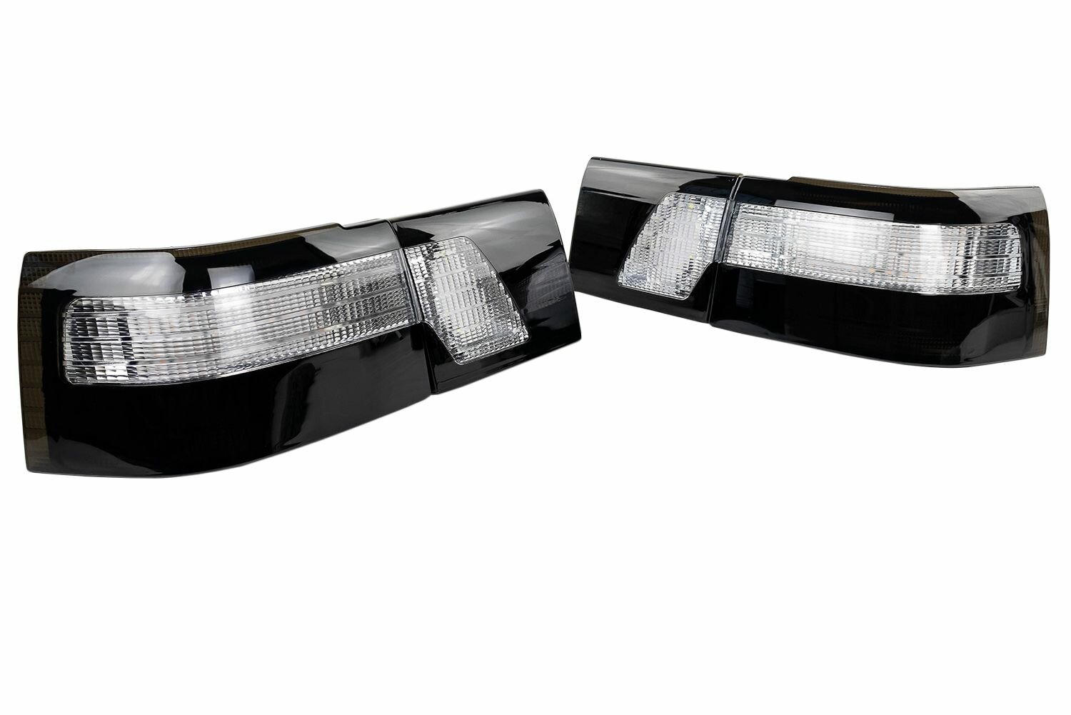 Полностью диодные черно-белые фонари Клюшки ML для ВАЗ 2110