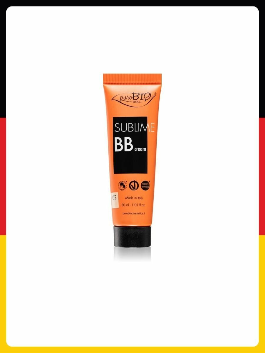 BB-крем Purobio Sublime moisturizing BB cream 02, 30 мл