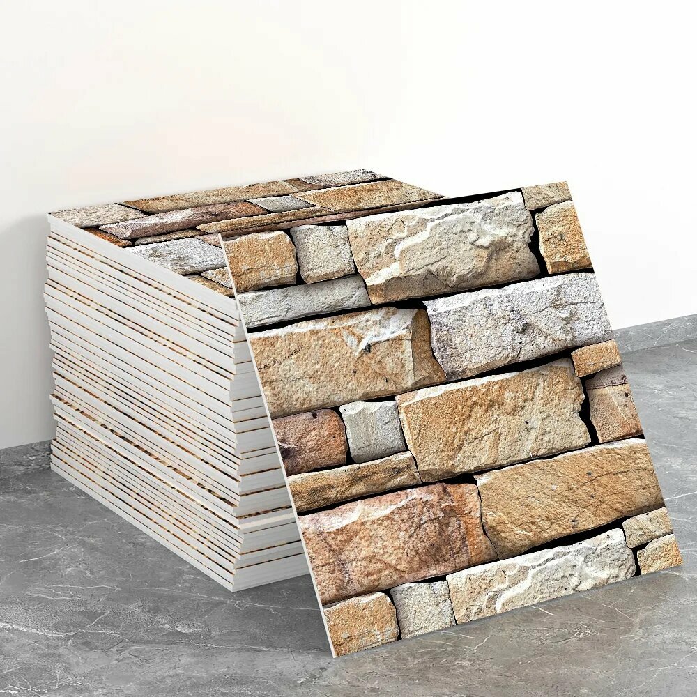 Самоклеящиеся стеновые панели с эффектом мрамора, 30х30 см панель ПЭТ, огнестойкие водостойкие и быстрый монтаж, для кухни, ванной, акцентных стен