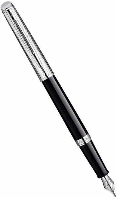 Перьевая ручка Waterman Hemisphere Deluxe, Black CT (перо F) S0921090