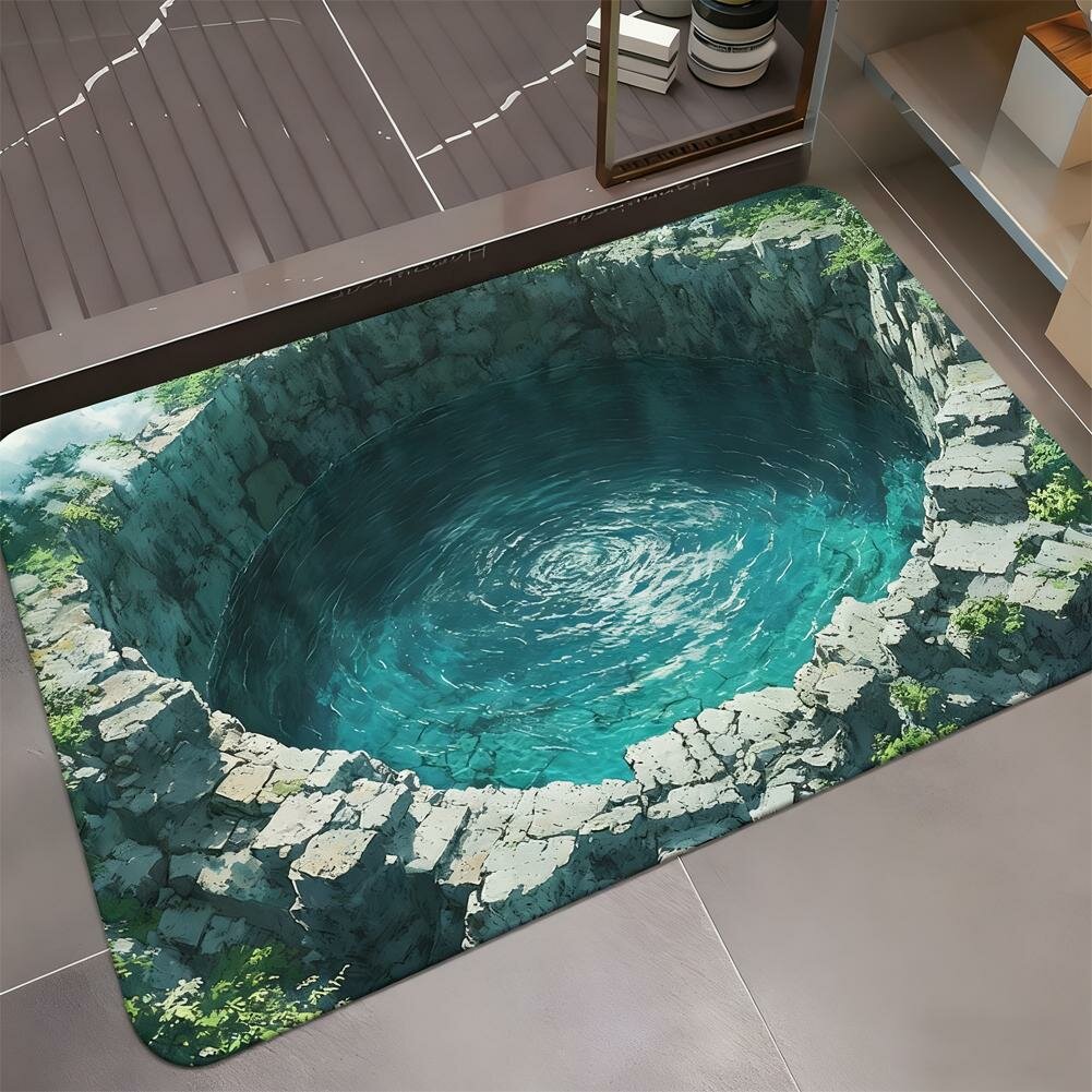 3D Коврик придверный 40x60 см