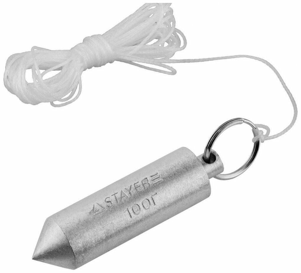 Строительный отвес со шнуром STAYER MASTER 100г 0635-10_z01